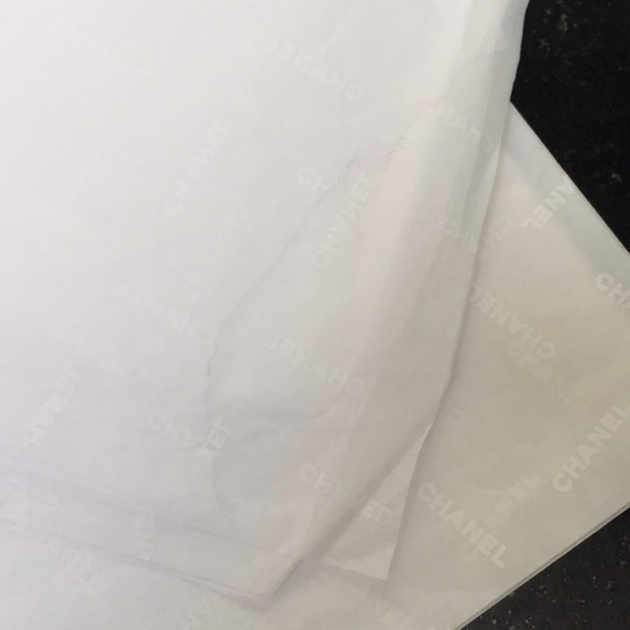 CHANEL | Accessories | Chanel Logo Tissue Paper And Ribbon Assortment ...